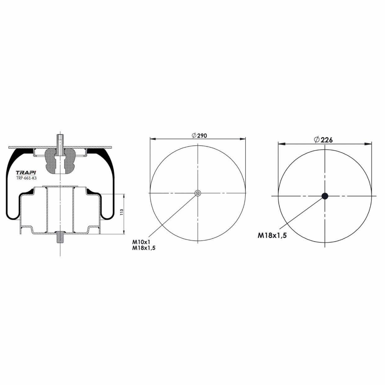 661NP02 - RENAULT AİR SPRİNG TOP PLATE : Partolium